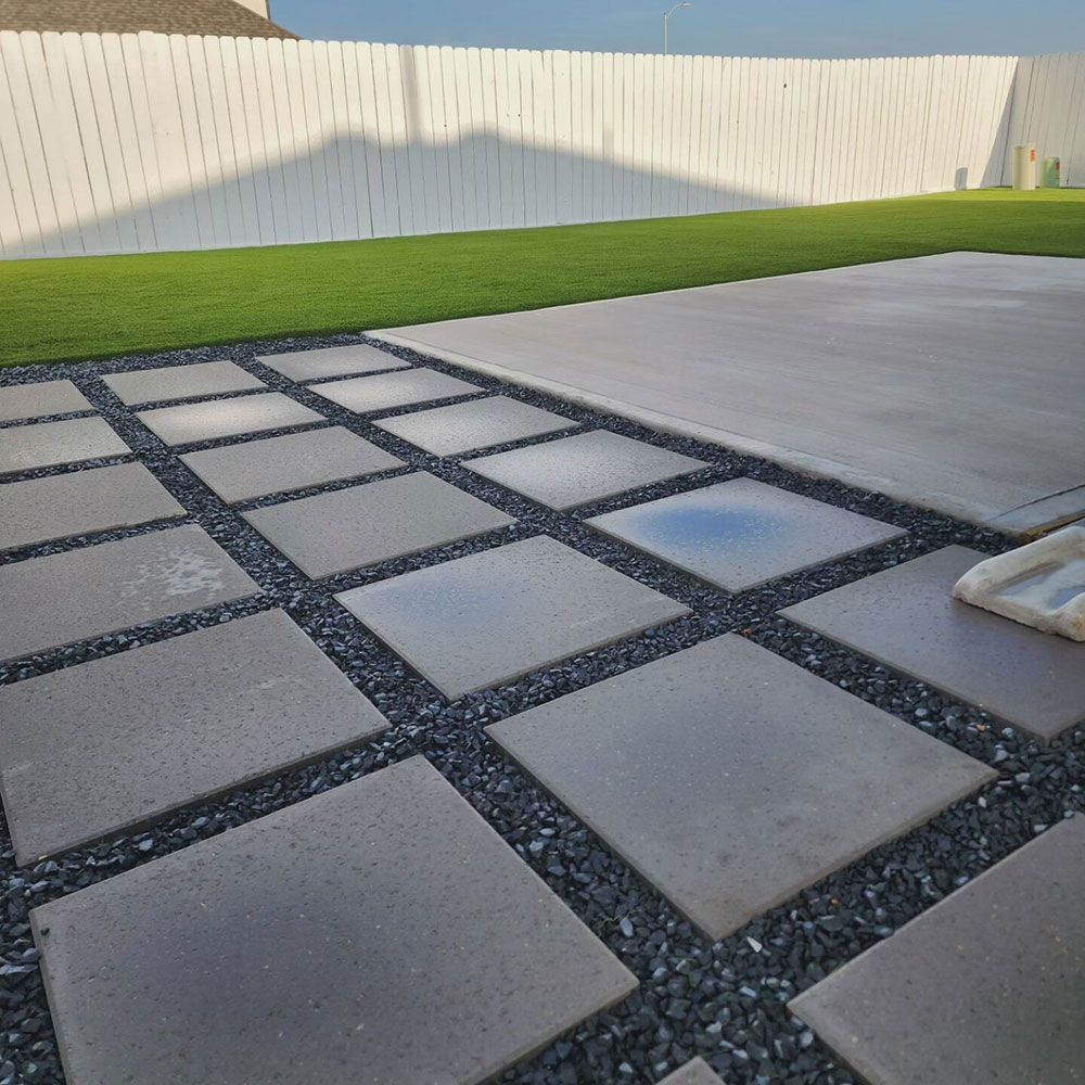 Quality Turf Install - High-Quality Artificial Grass Between Pavers in Katy